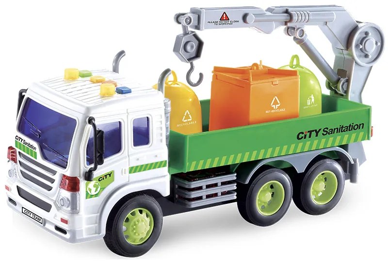 CITY SERVICE CAR - 1:16 Nákladní auto na odvoz odpadu
