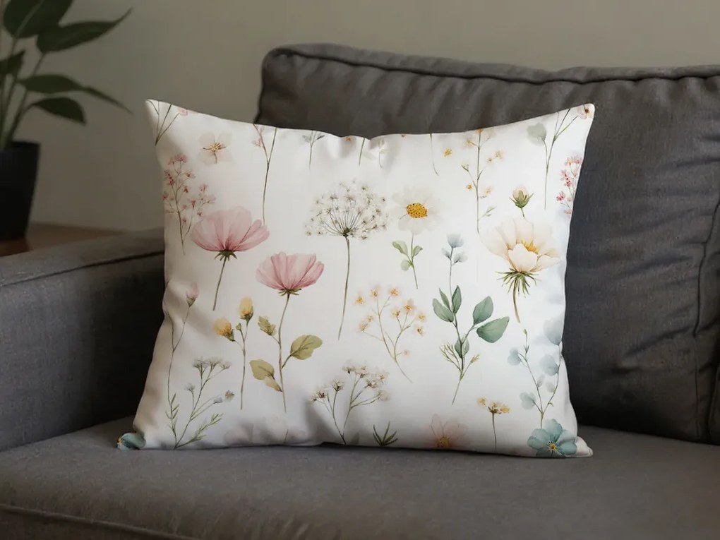 Polybavlněný povlak na polštář PETALUNE POLY 50x70 cm, krémový