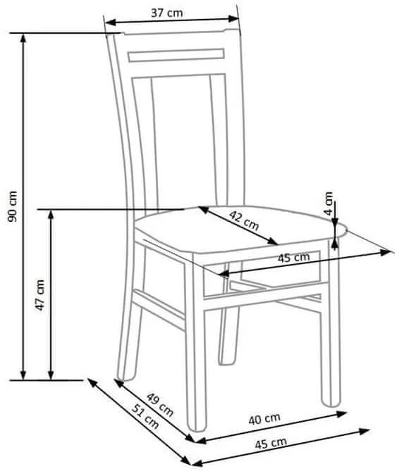 Nejlevnější nábytek Jídelní židle GRAYSON 8, dub sonoma