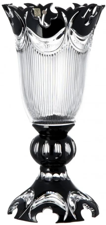 Váza  Diadem, barva černá, výška 430 mm