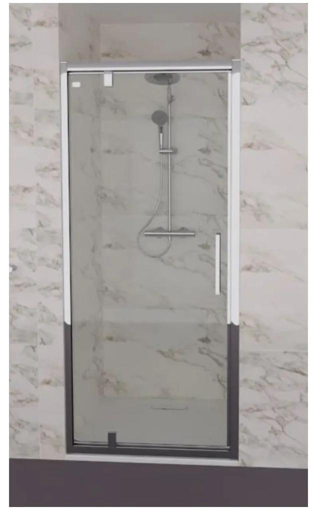 Ideal Standard i.life - Pivotové dveře s panelem 120 cm, lesklý chrom T4939EO