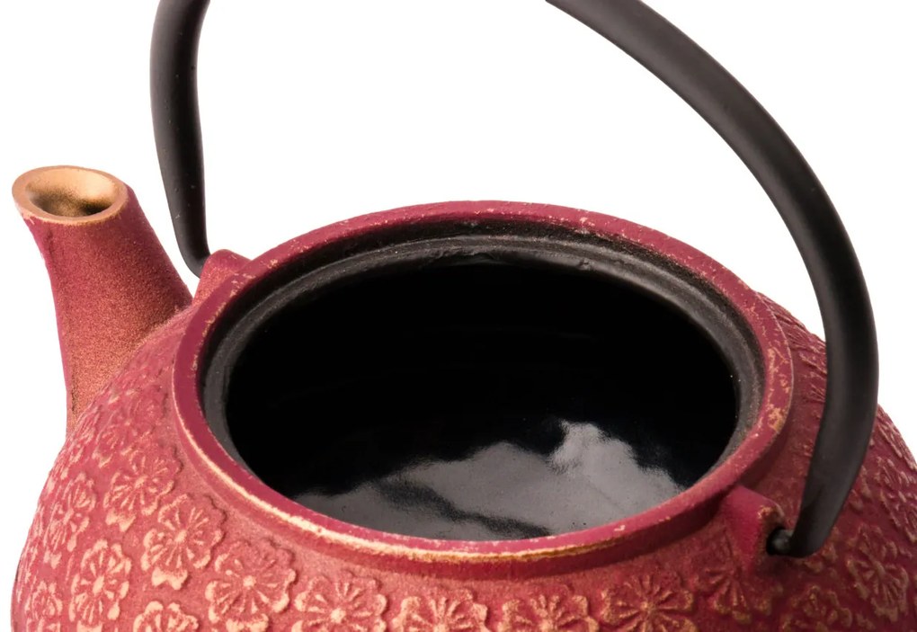 Bredemeijer Čajová sada Shanghai 0,6L,růžová/zlatá