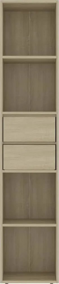 vidaXL Knihovna 36 x 30 x 171 cm dřevotříska [802870] Barva: Betonová šedá