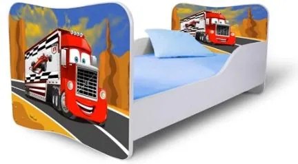 Dětská postel Kamion - butterfly - Rozměry 160x80