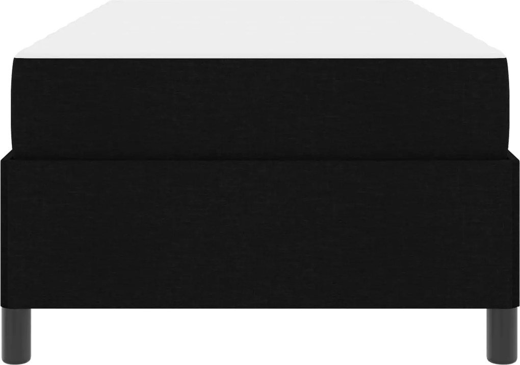 Postel s boxspringem Černá 90 x 190 cm textil 3398824