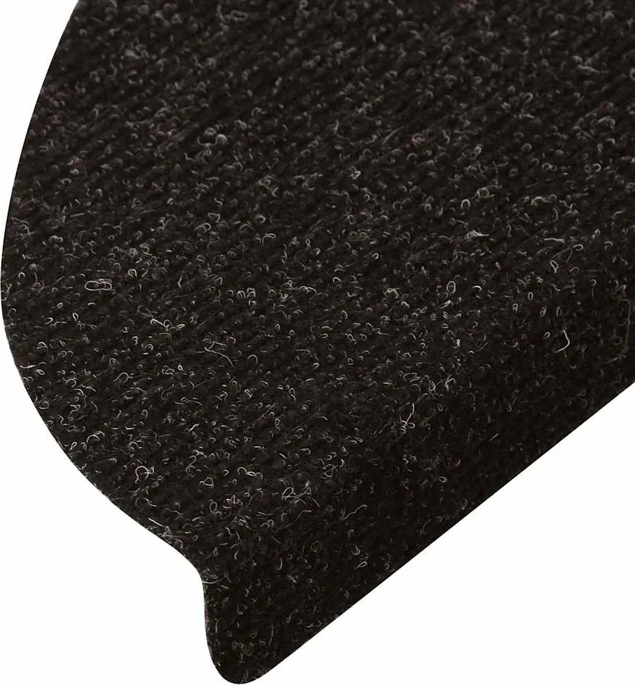 Samolepicí rohože na schody 20 ks Antracit 56x17x3 cm 3365899