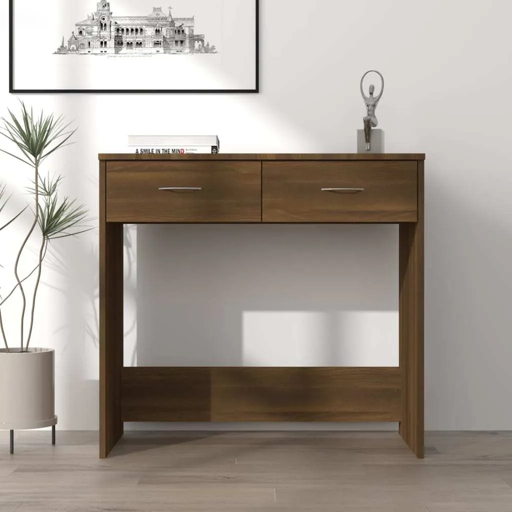 vidaXL Psací stůl 80 x 40 x 75 cm dřevotříska [801356] Barva: Černá