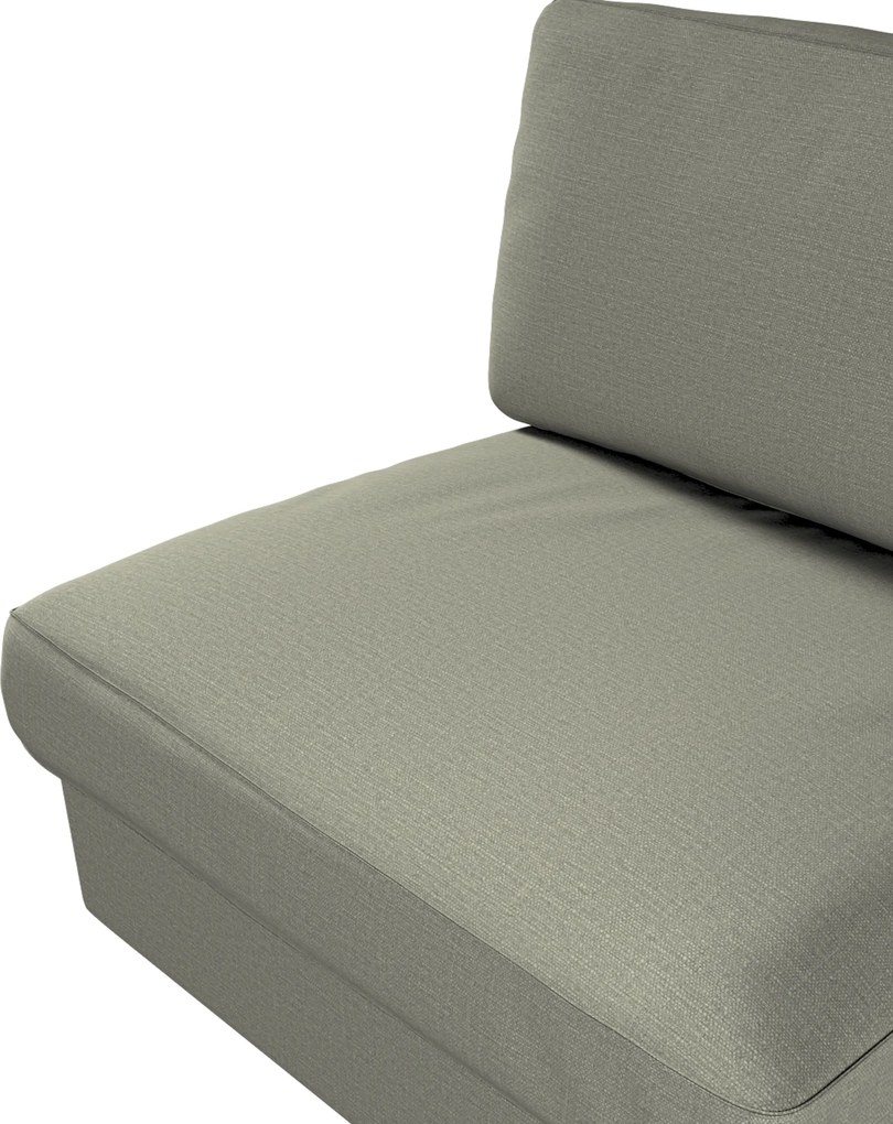 Potah na neskládací křeslo IKEA Kivik barva šedá látka pletený vzor