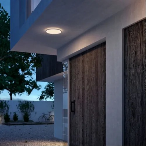 Stropní LED svítidlo Philips SUPERSLIM 15W 2700K IP54 bílá