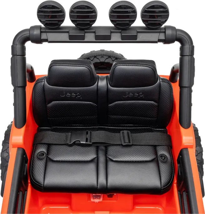 LEAN Toys Oranžové vozidlo na akumulátor DK-JWR558