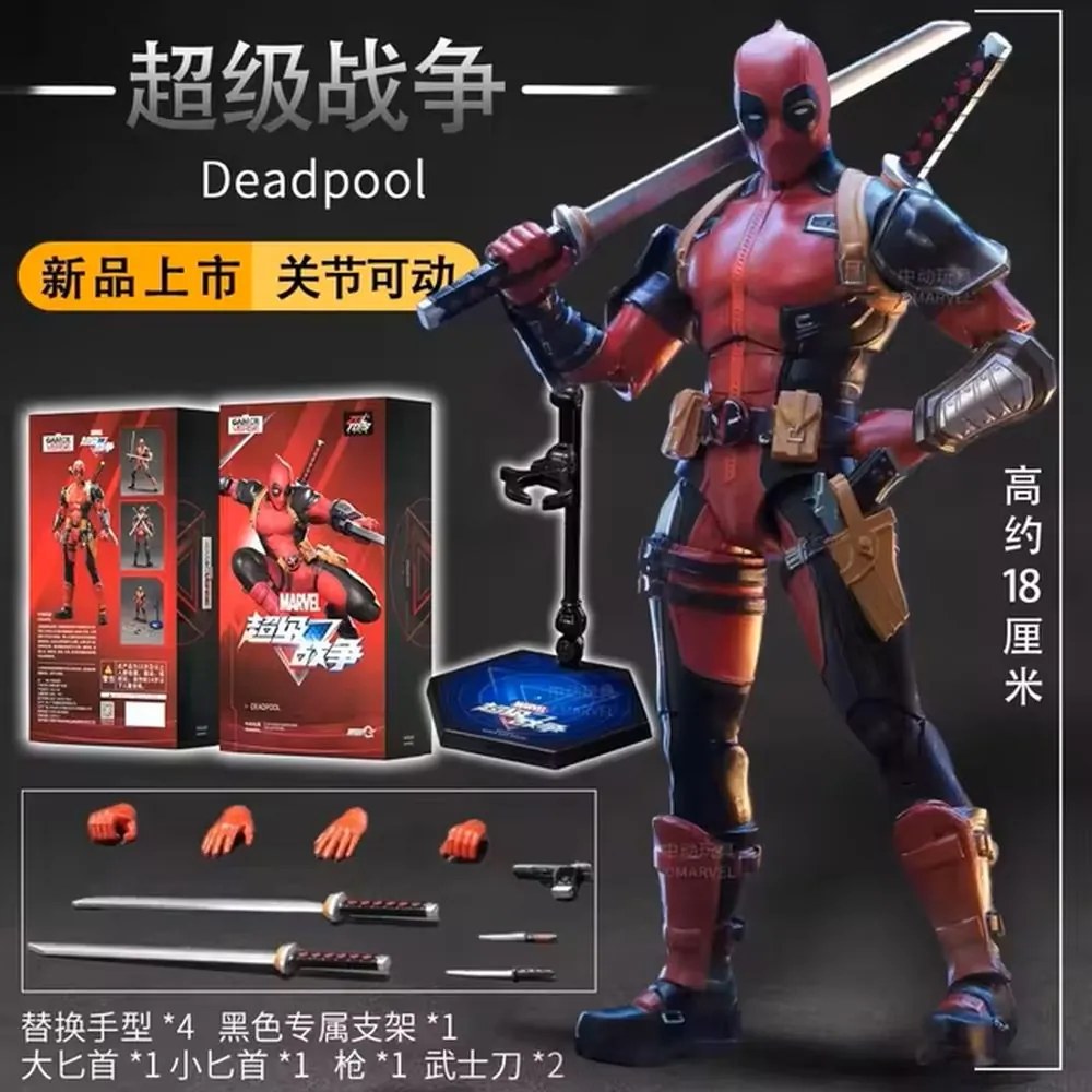 Akční figurky hrdinů od Marvel (Deadpool, Wolverine, Thor, Black Panther, Rocket Raccoon, Star Lord) Varianta: Deadpool 1