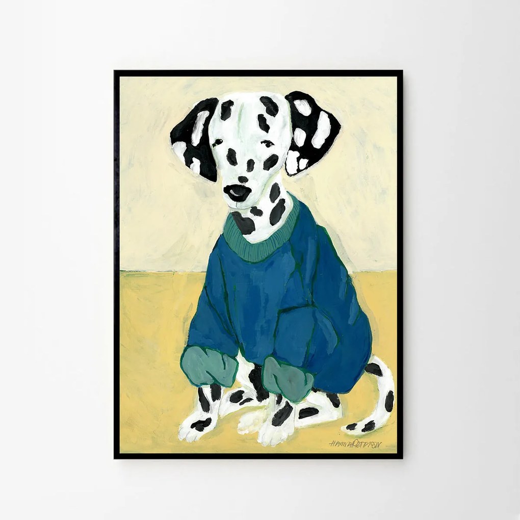 The Poster Club Plakát Dalmatian in Sweatshirt by Hanna Peterson 70x100 cm