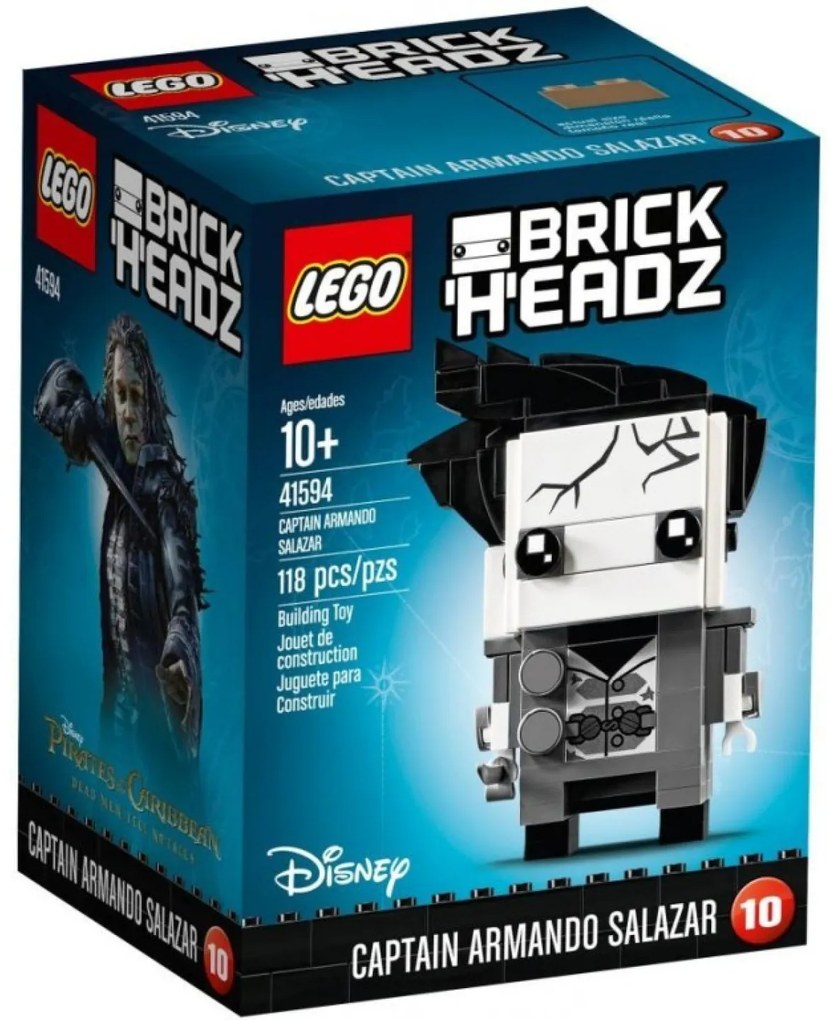 Lego brickheadz 41594 captain armando salazar