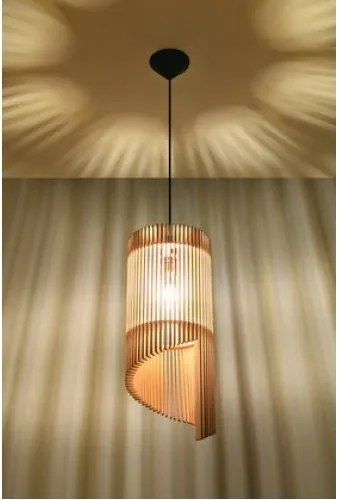 Lustr SOLLUX Alexia E27 1x60W bez zdroje SL.0640 přírodní dřevo