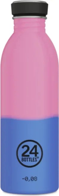 24BOTTLES Urban Bottle REactive láhev na vodu 0.5 l, Pink/modrá