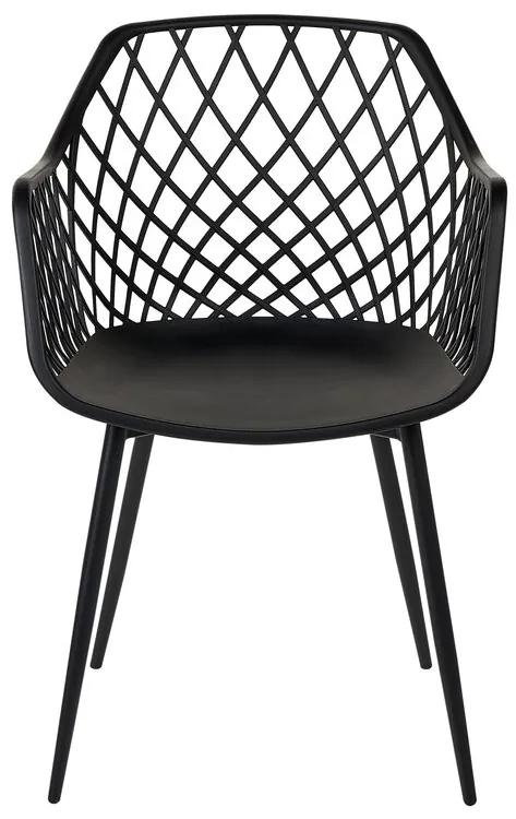 Set 2 ks jídelních židlí Nasza (černá). 1080358
