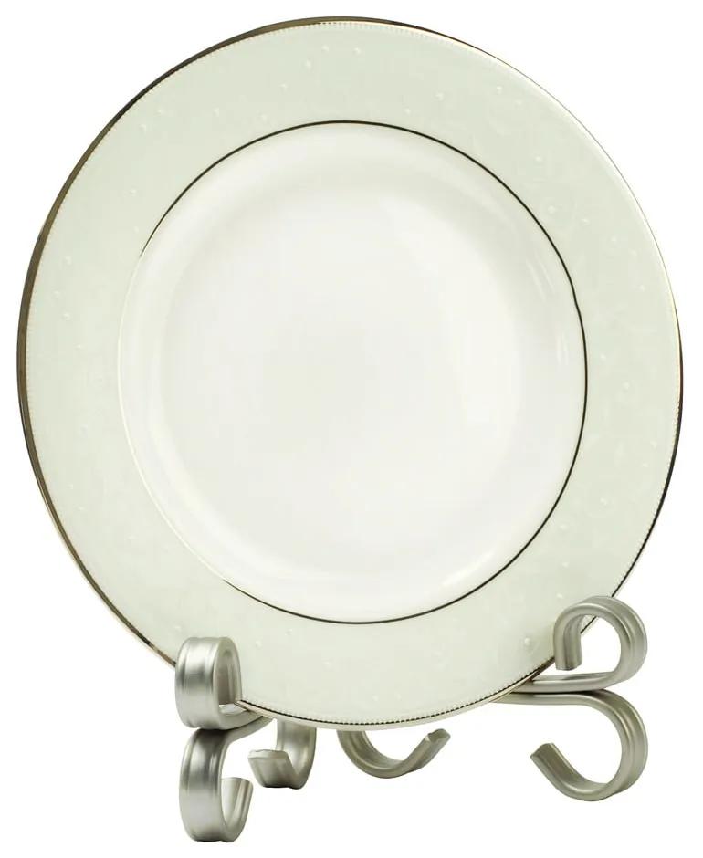 Stojan na dekorativní předměty ve stříbrné barvě iDesign Astoria, 11 x 16,5 cm
