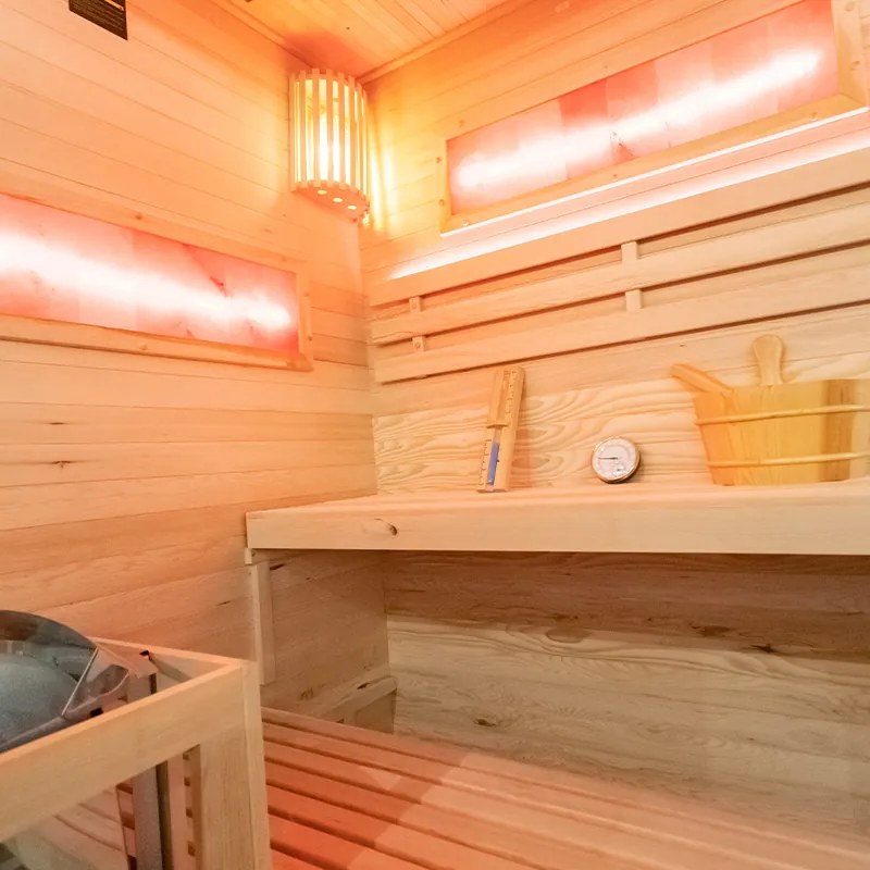 BPS-koupelny Finská sauna Relax HYD-4783 140x150, 3-4 osoby