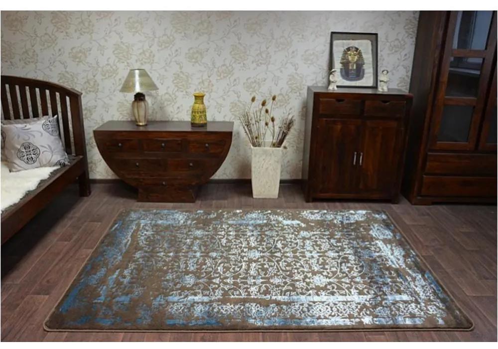 Luxusní kusový koberec akryl Icon hnědý 120x180cm