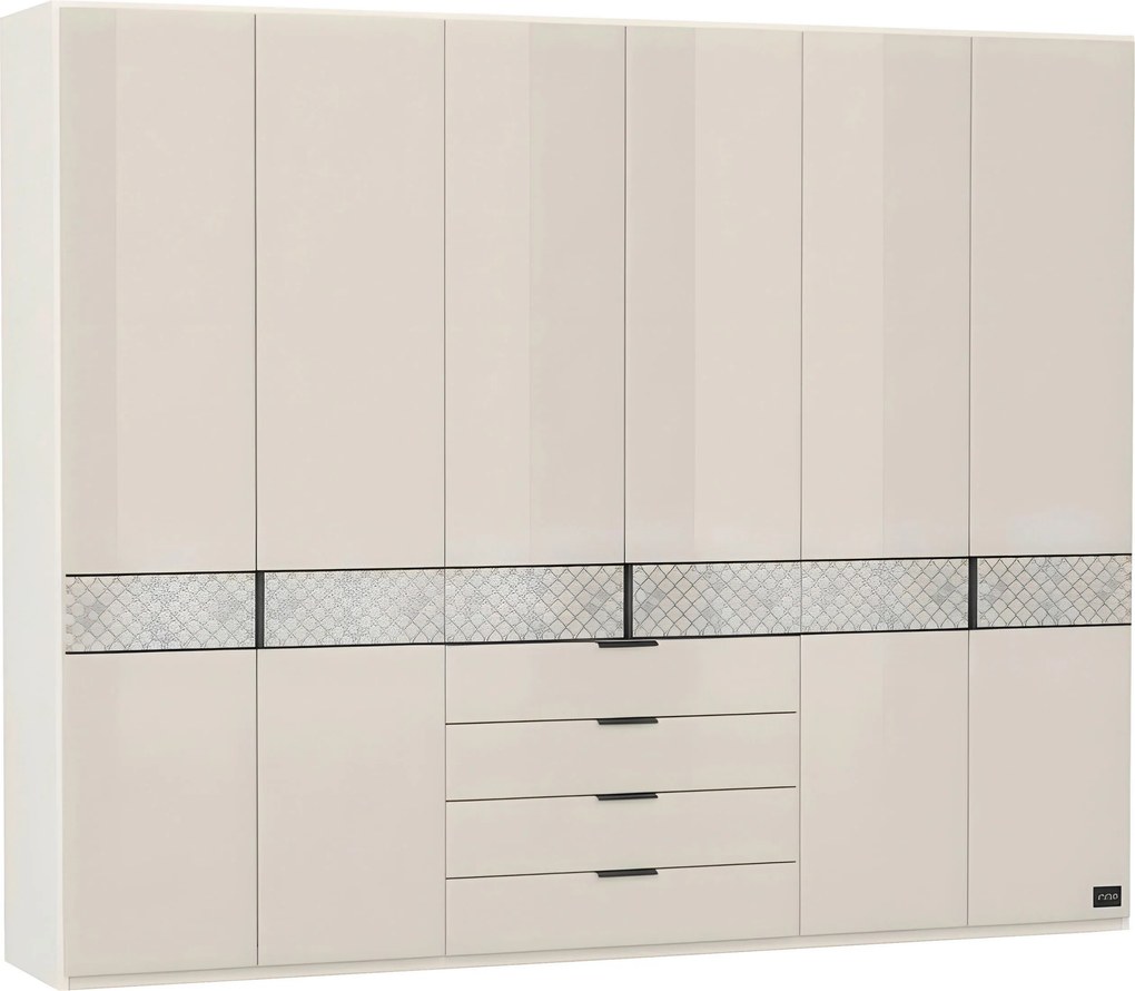 XXXLutz ŠATNÍ SKŘÍŇ S OTOČNÝMI DVEŘMI, šampaňská, 300/236/58 cm Joop! - Šatní skříně - 000442011908
