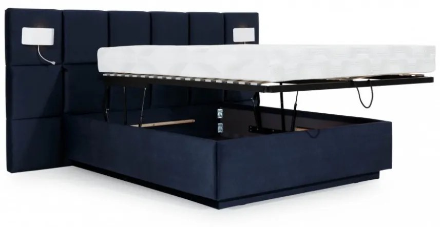 Moderní čalouněná postel MONACO 160x200 cm Terra 2