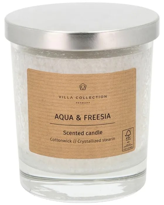 Vonná svíčka doba hoření 40 h Kras: Aqua & Freesia – Villa Collection