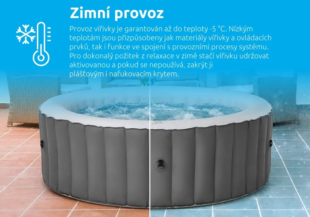 Mspa | Vířivý bazén MSPA Pebble LR062-GR | 11400314