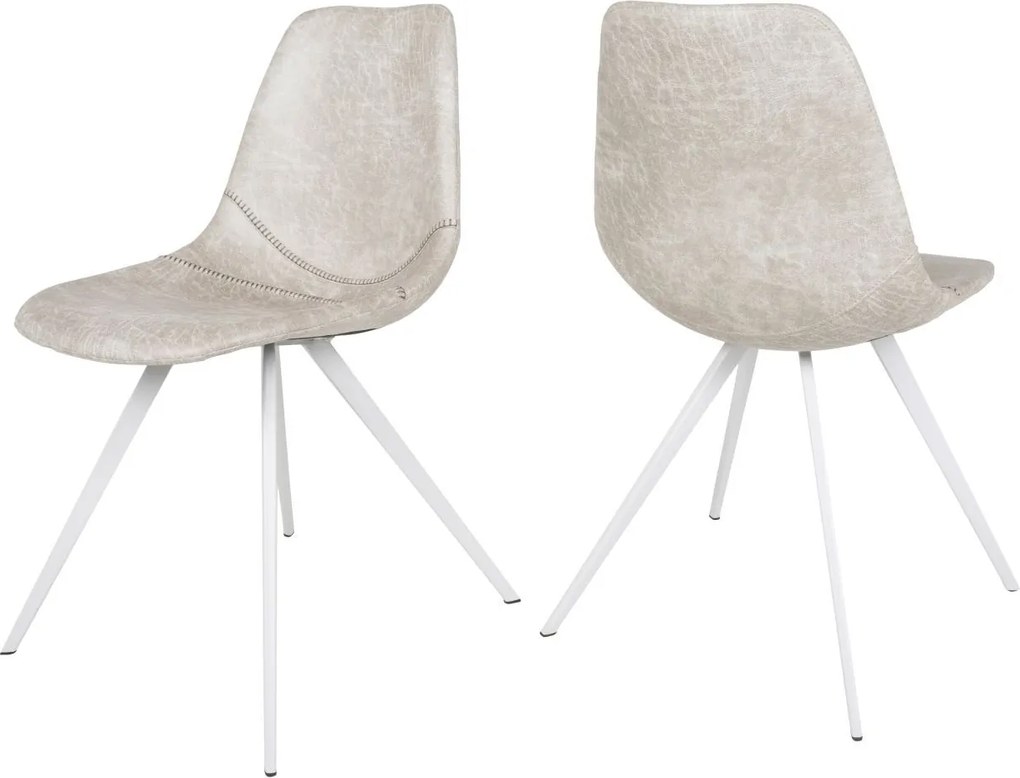 Designová jídelní židle Lucy II / bílá