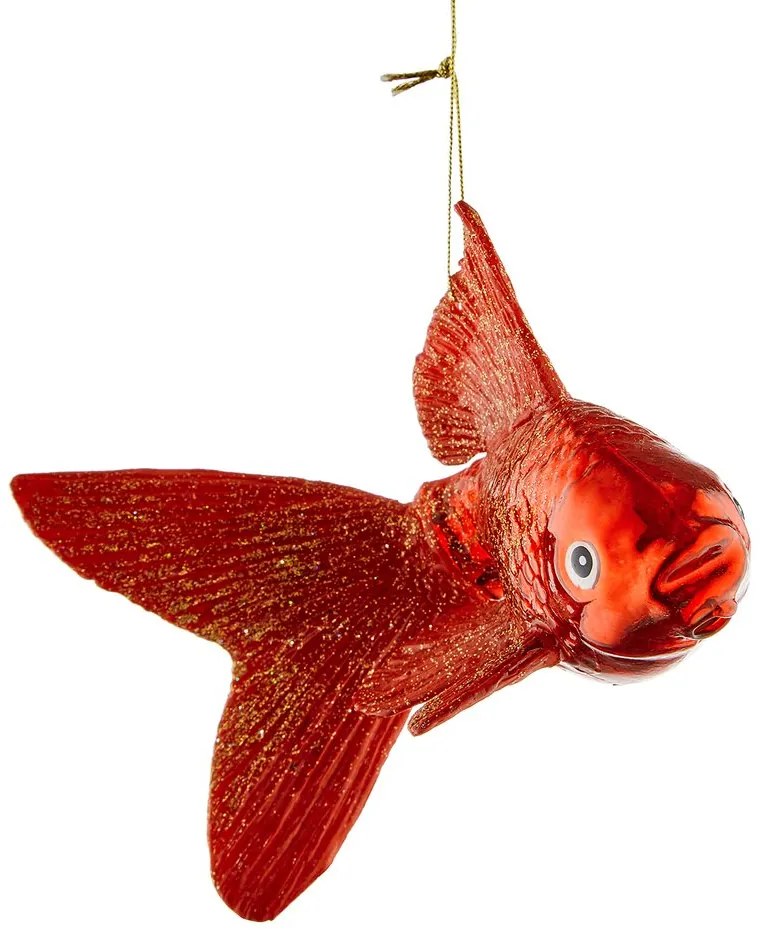 HANG ON Vánoční skleněná ozdoba kapr Koi