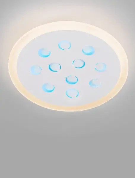 Moderní stropní svítidlo Astraeus RGB 30 s dálkovým ovládáním