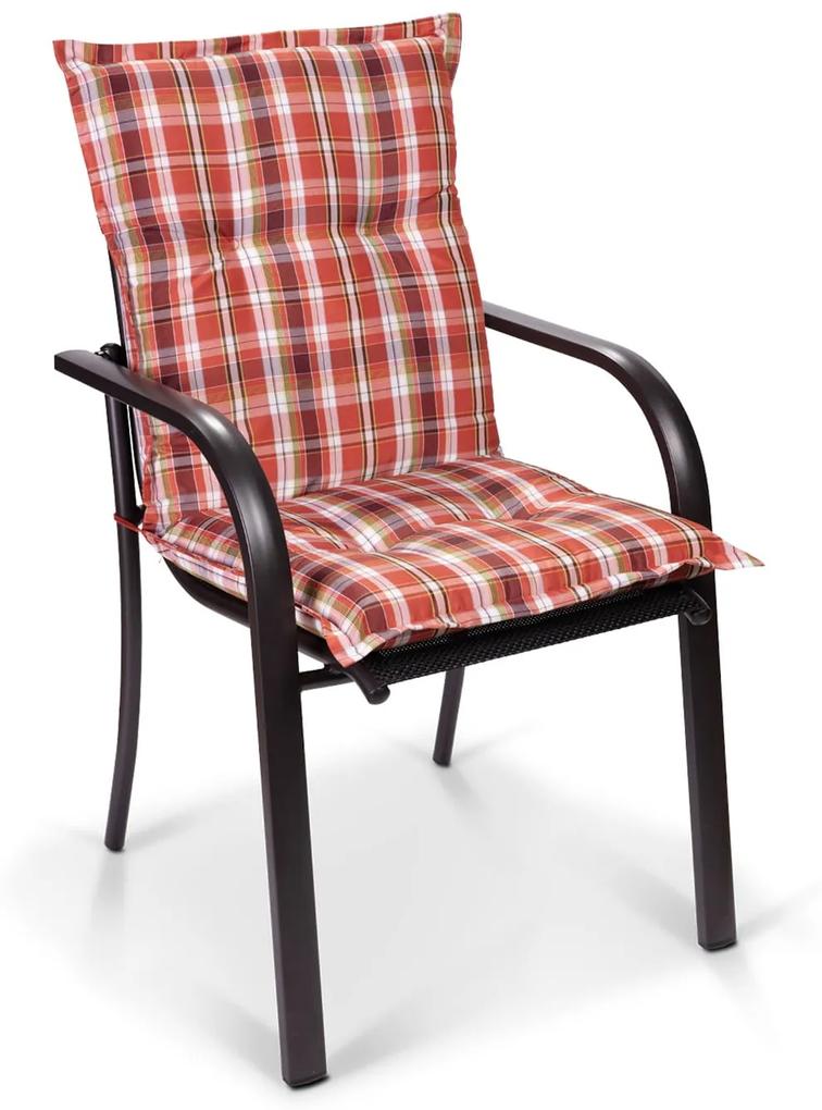 Prato, čalouněná podložka, podložka na židli, podložka na nižší polohovací křeslo, na zahradní židli, polyester, 50 x 100 x 8 cm, 1 x polštář