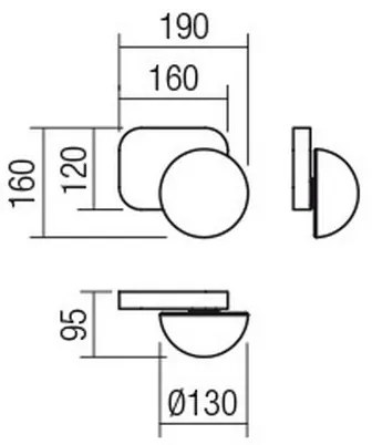 Redo 01-2469 - Nástěnné svítidlo LUMIEN 1xG9/10W/230V zlatá/bílá