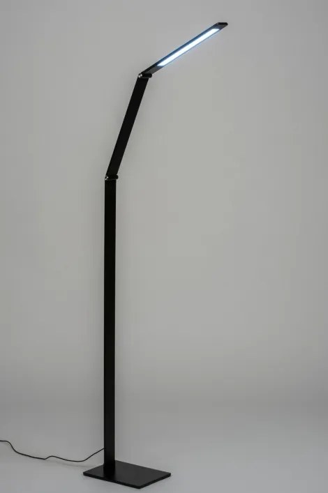 Stojací designová LED lampa se stmívačem D-Tech Black
