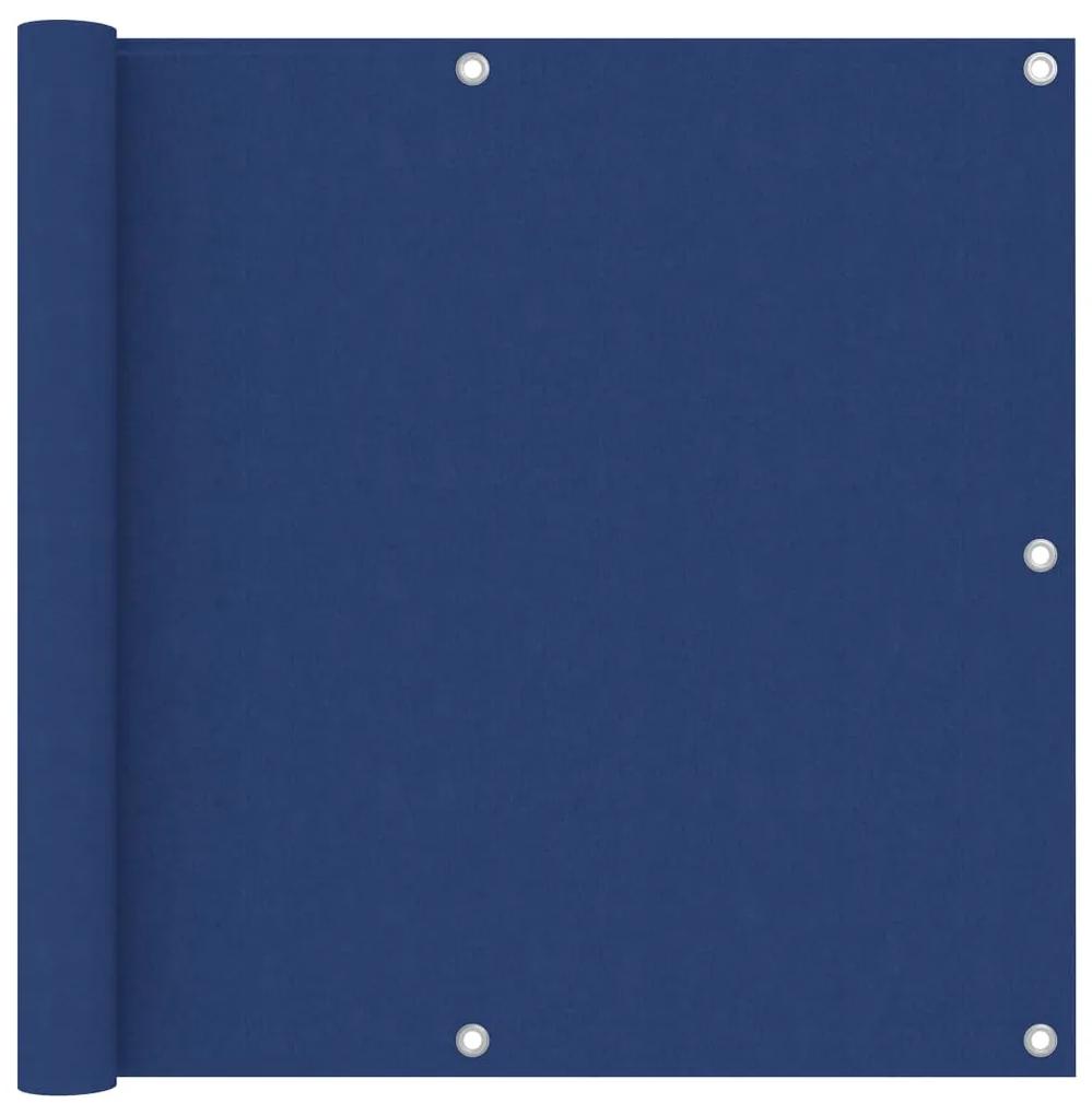 Balkónová zástěna modrá 90 x 500 cm oxfordská látka