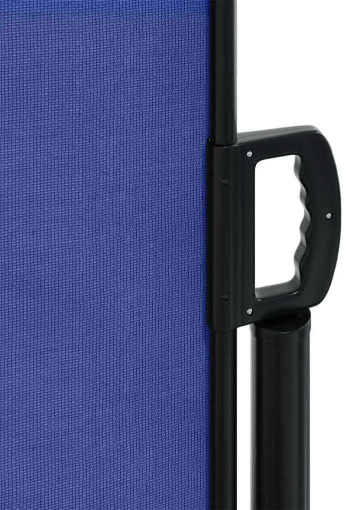 Zatahovací boční markýza modrá 180 x 600 cm,  4004536