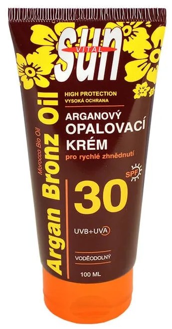 Opalovací krém s BIO arganovým olejem SUN VITAL SPF 30 100 ml