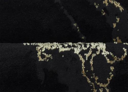 Koberce Breno Kusový koberec MARMARIS 400/nero, Černá, Vícebarevné, 160 x 230 cm
