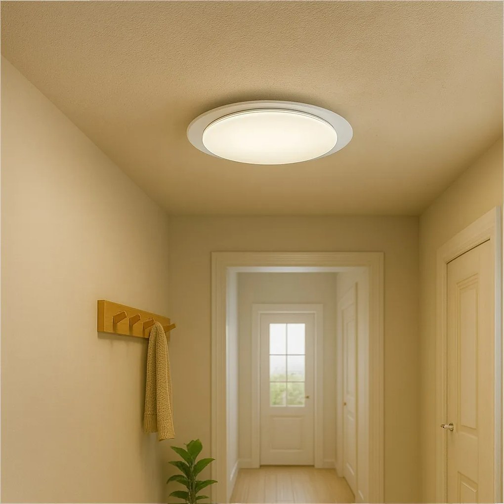Stropní LED svítidlo Sonic, 1x LED 35w, 3000-6000k, w, (fi 45cm), s ovladačem
