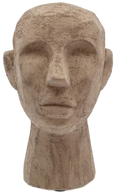 Villa Collection Figurka Hlava Talvik Greybrown 30cm