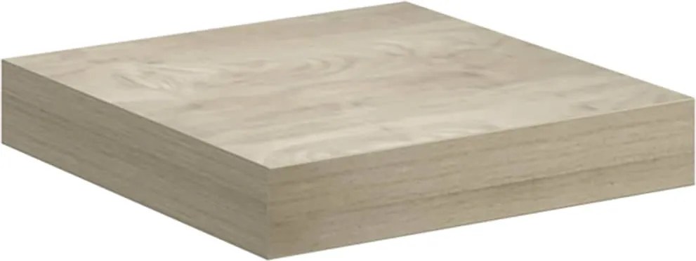 Plovoucí nástěnné police 2 ks dub 23 x 23,5 x 3,8 cm MDF 323866