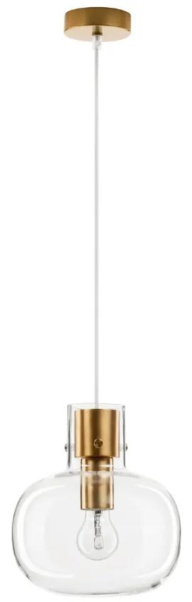 OnaDnes -20% Skleněné závěsné světlo Nova Luce Cinzia 22 cm