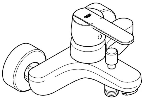 GROHE 32887000 - Vanová baterie GET DN 15 lesklý chrom