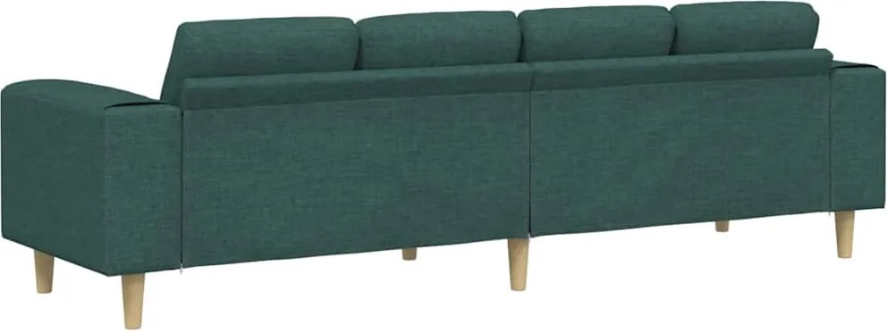 Pohovka do obývacího pokoje Tmavě zelená 250 x 77 x 76 cm 3335085