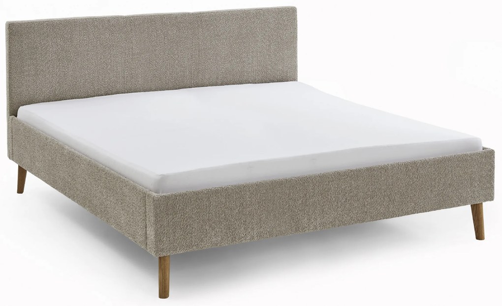 MEISE MÖBEL Čalouněná postel KRETA 180x200cm taupe 2162-10-5000