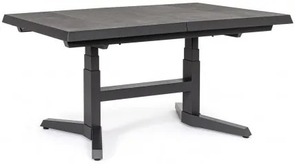 BIZZOTTO Rozkládací zahradní stůl ROBERT 143/183x88 cm černý 0663349