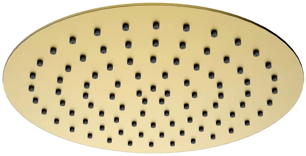 Sapho SLIM hlavová sprcha, průměr 300mm, zlato mat - MS573GB