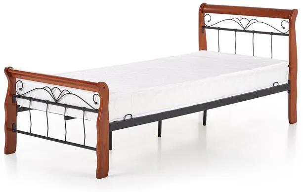 Kovová postel Veronica 90x200 jednolůžko antická
