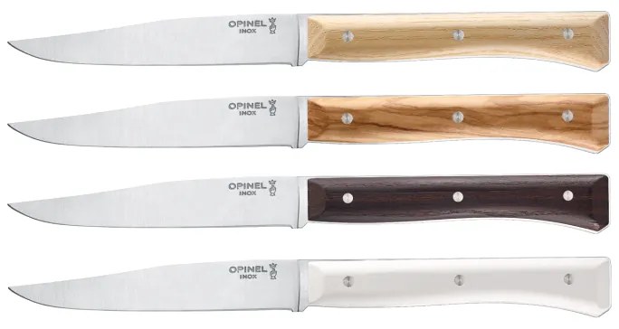 Opinel Facette sada příborových nožů, 4 ks, mix barev, 002568