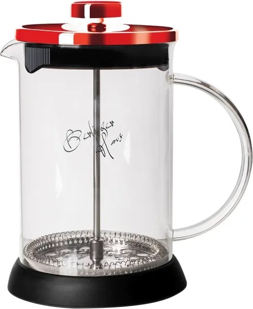 BERLINGERHAUS Konvička na čaj a kávu French Press 350 ml  Burgundy Metallic Line BH-1496