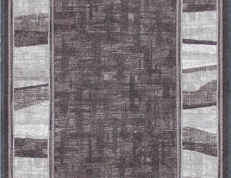Associated Weavers, Protiskluzový běhoun na míru Linea 97, šíře 67 cm, šedá, chodba / předsíň